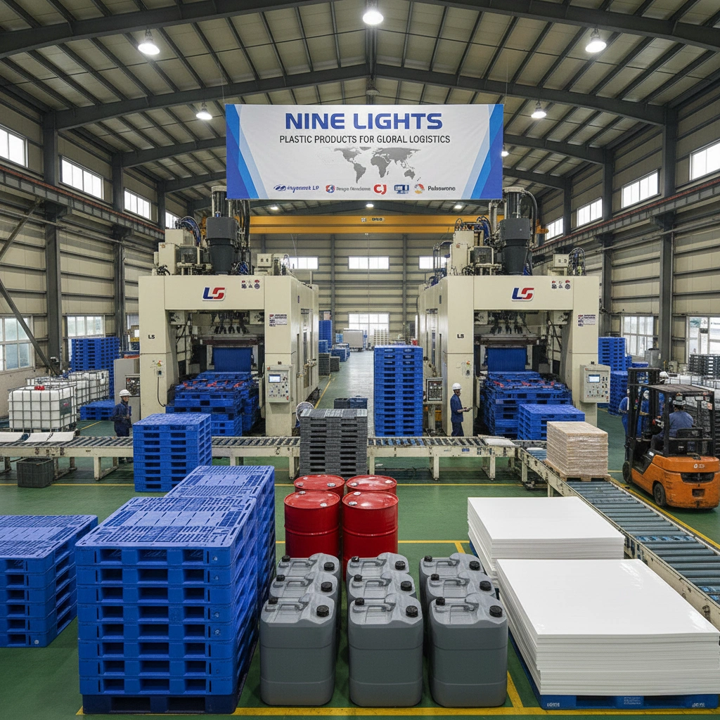 NINE LIGHTS | Industrial Plastic Pallets Manufacturer